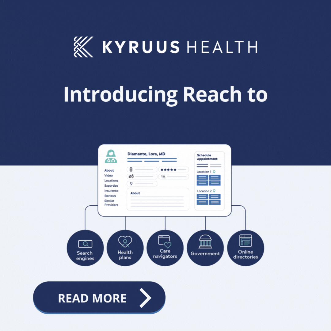 Kyruus Health Launches Listings Management Solution for Healthcare to ...